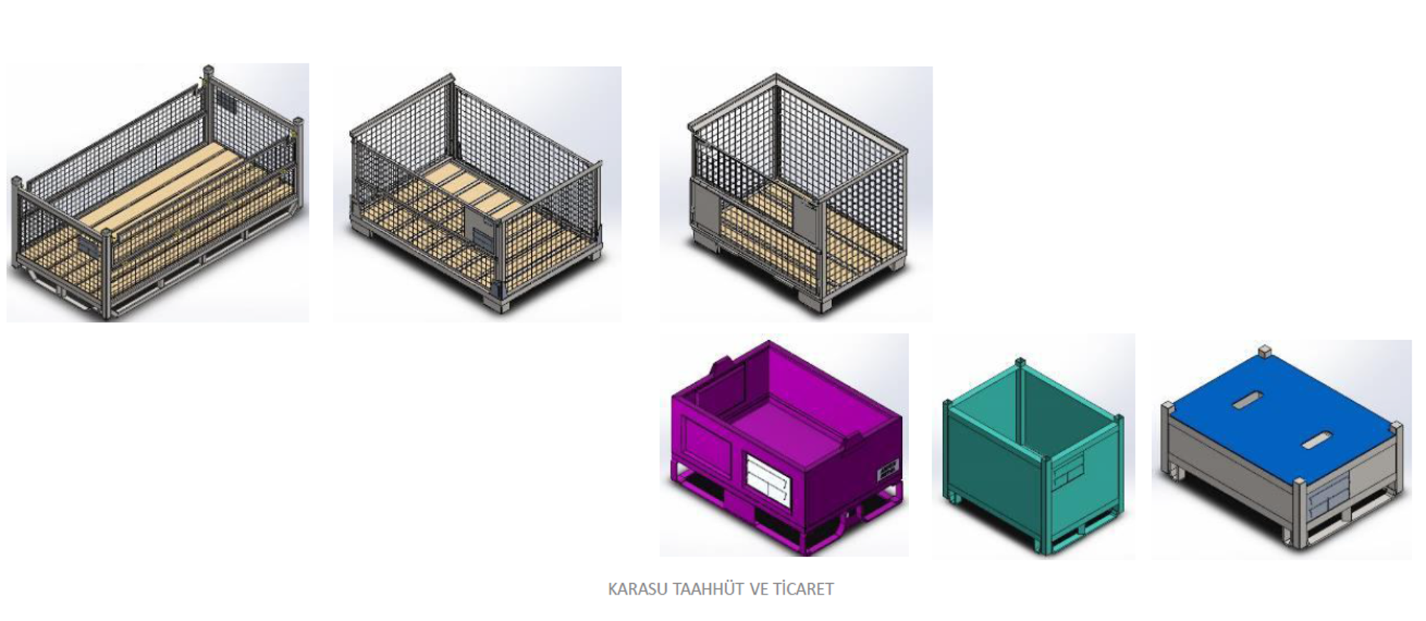 Standart Steel Container and Racks